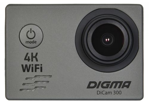 Купить Экшн-камера Digma DiCam 300 DC300 серая | +7 (499) 390-33-02