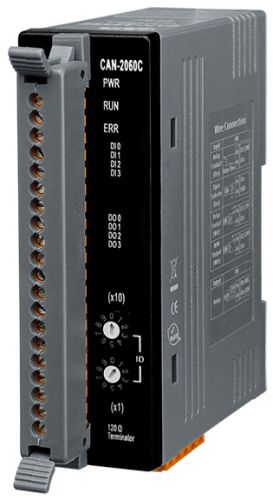 Купить Модуль ICP DAS CAN-2060C CANopen slave module of 4-channel DI and Relay Output | +7 (499 ...